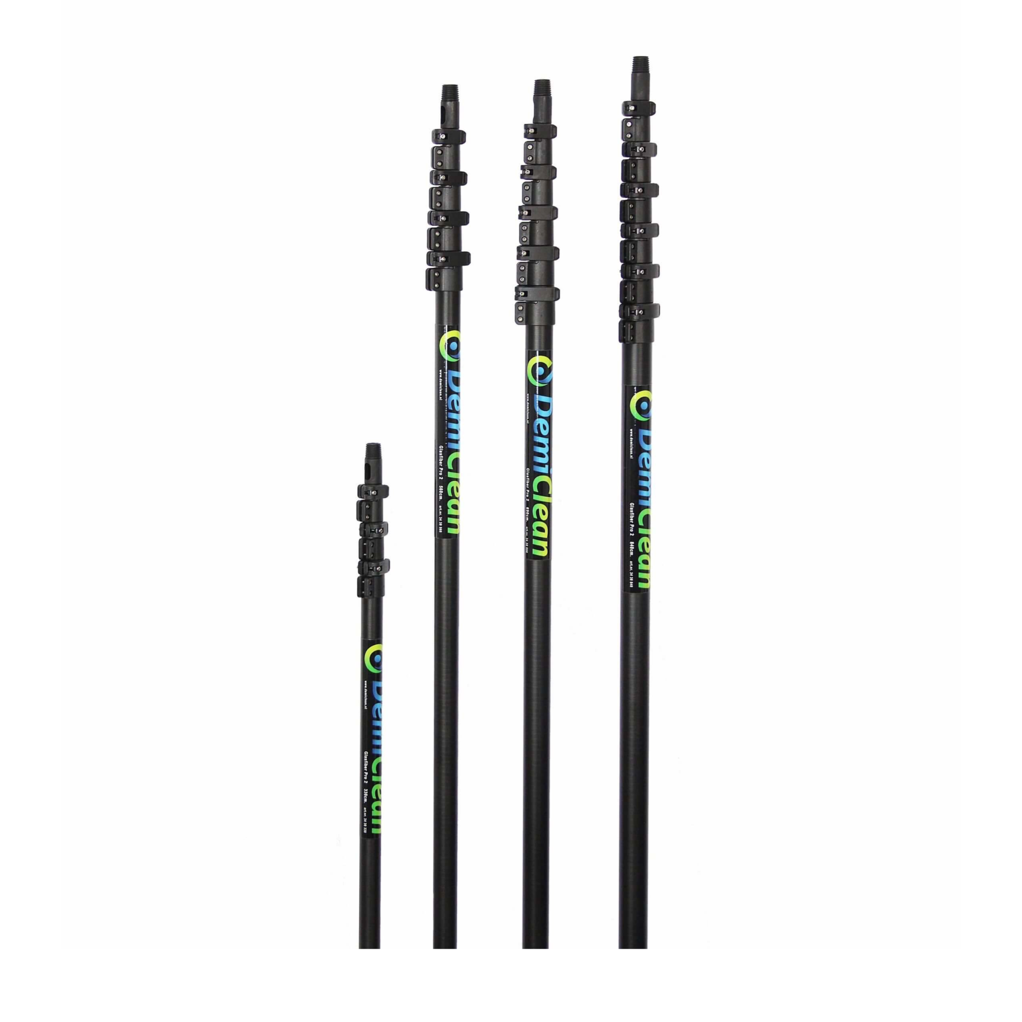 DemiClean Glasfiber Pro 2 telescoopsteel 163/560 cm - Denoclean